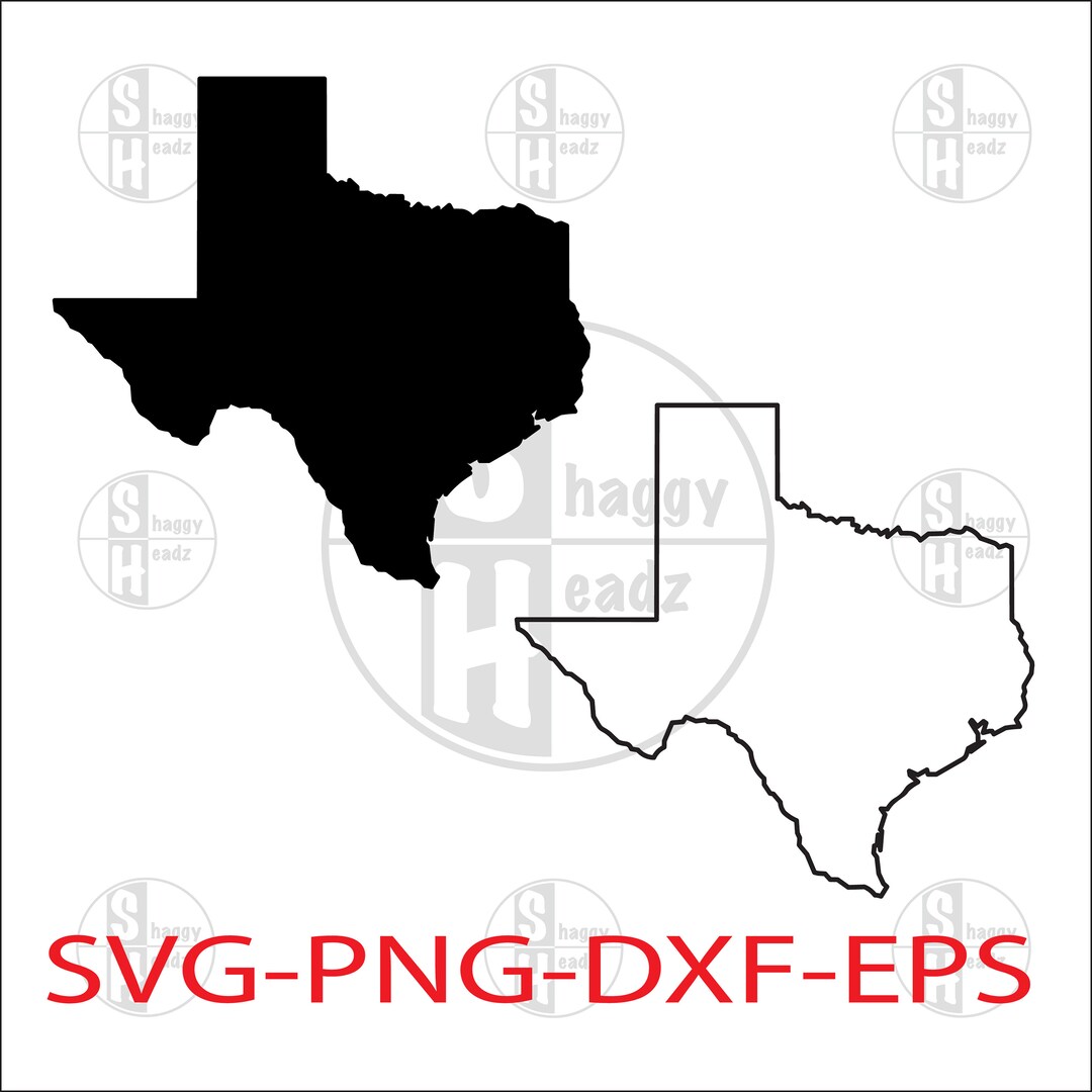 Texas State SVG Files USA Vector Files Texas Vector Texas Cut Files ...