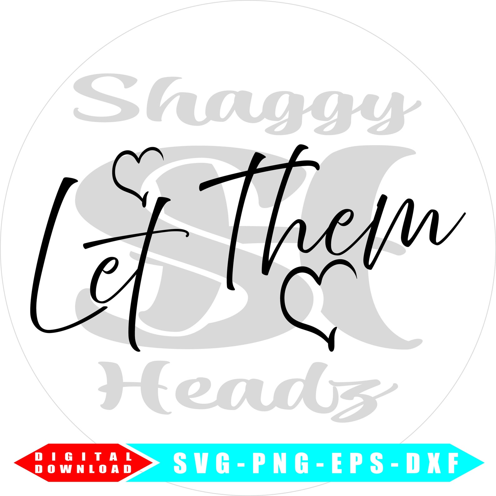 Let Them SVG PNG Mental Health Svg Inspirational Quote Svg Download ...