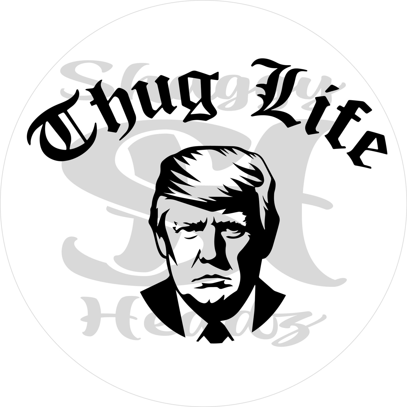 Trump Thug Life SVG: MAGA Decal, Cricut & Sublimation (digital) - Etsy
