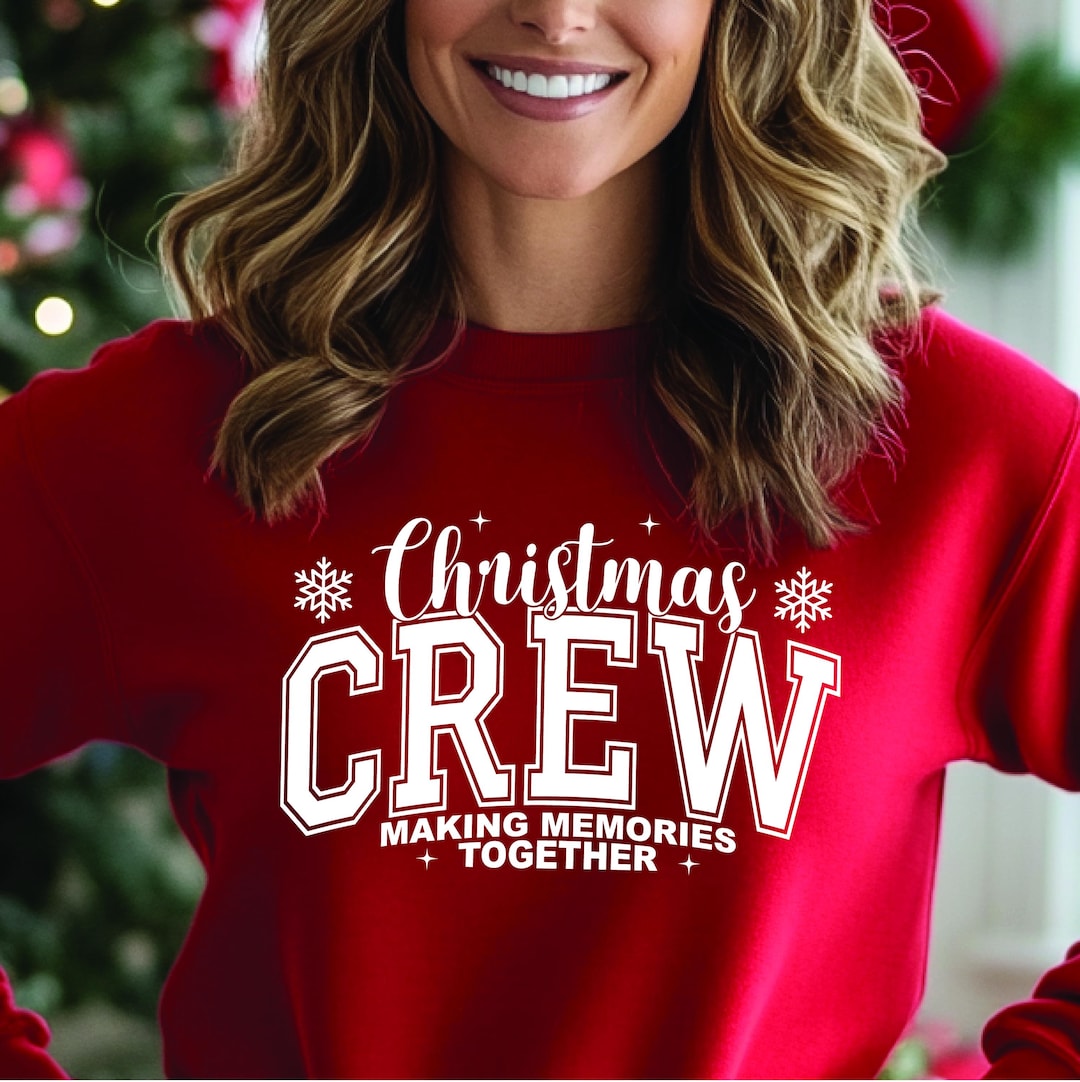 Christmas Crew SVG: Family Shirt Design (digital Download) - Etsy