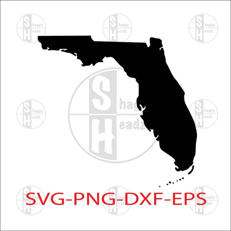 Florida SVG Files Florida Cut Files Florida Clip Art Florida Map Svg - Etsy