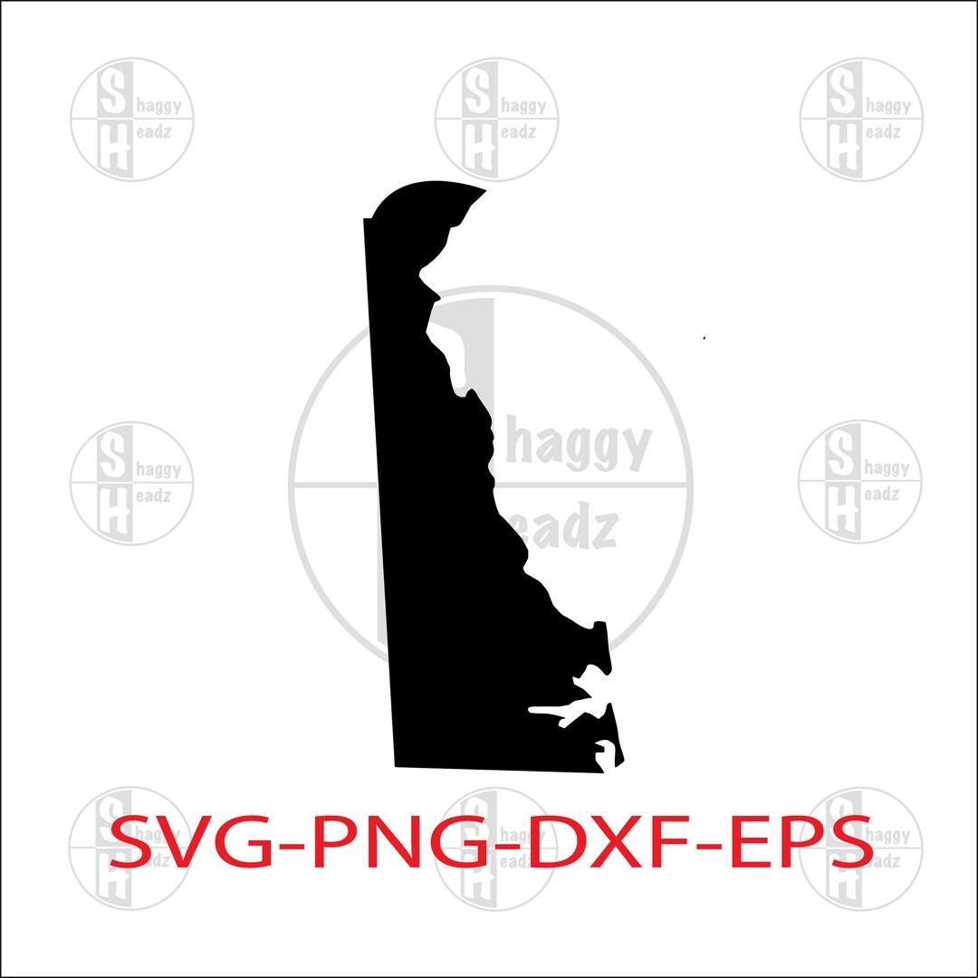 Delaware Svg Delaware Cut Files Delaware Clip Art Delaware Map Svg ...