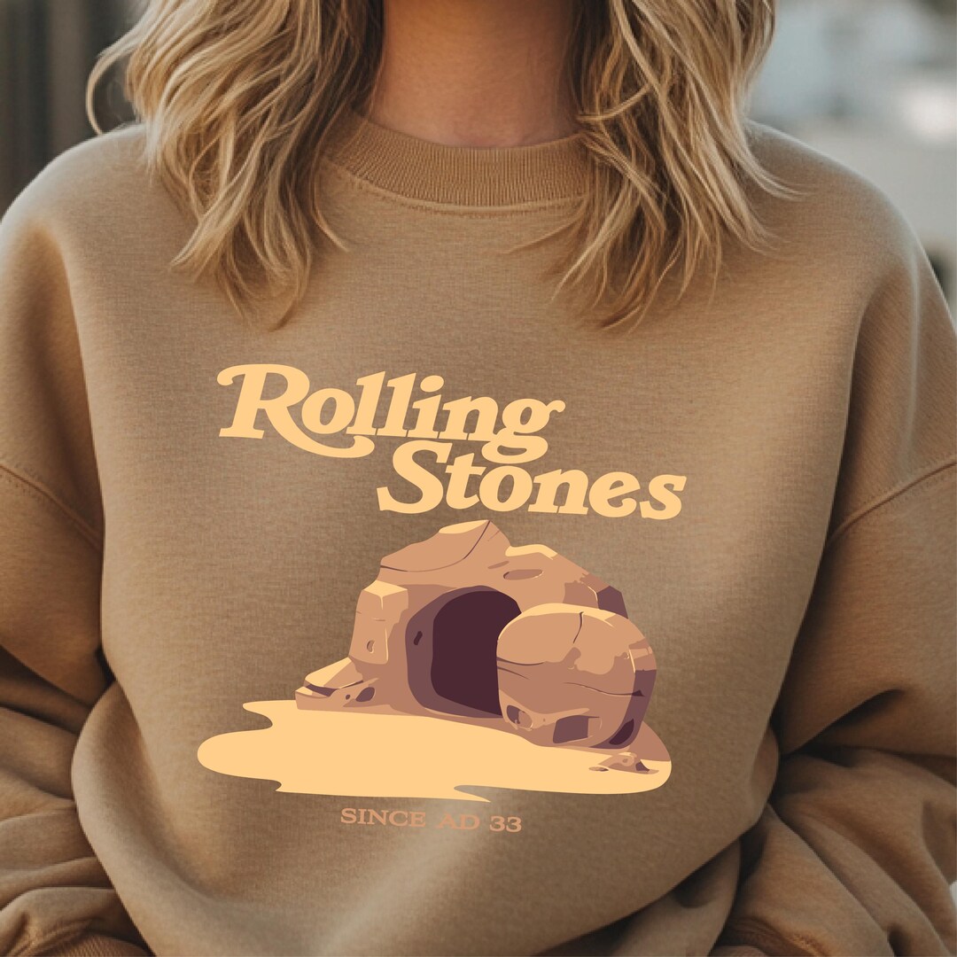 Rolling Stones PNG, He is Risen Png, Trendy Easter PNG, Jesus Christ ...