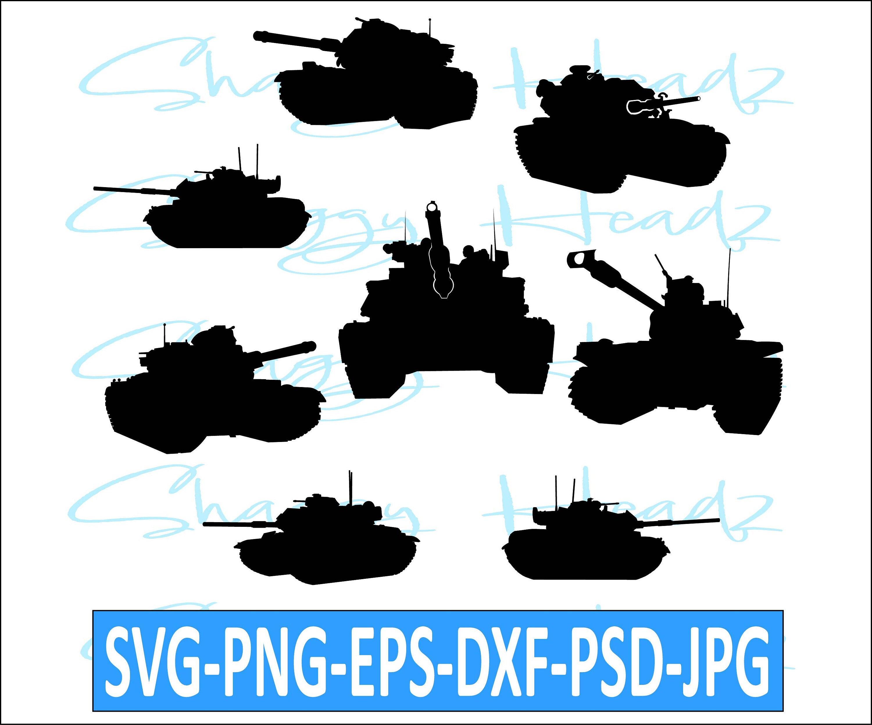 Soldier Bundle Svg Png Eps Psd Dxf Instant Digital Files PLUS TANK ...