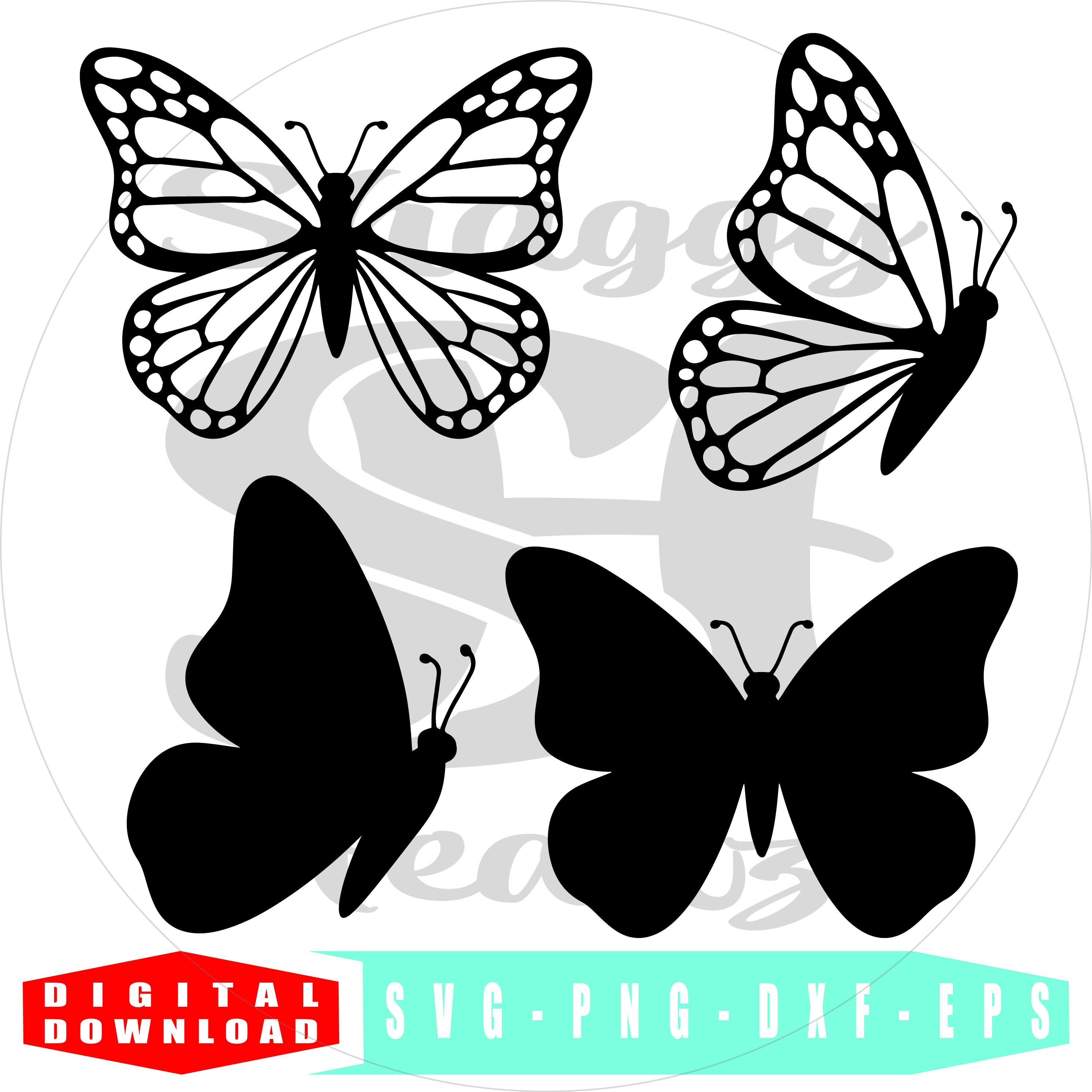 Butterfly Bundle Svg | Butterfly Svg | Layered Butterfly Svg ...