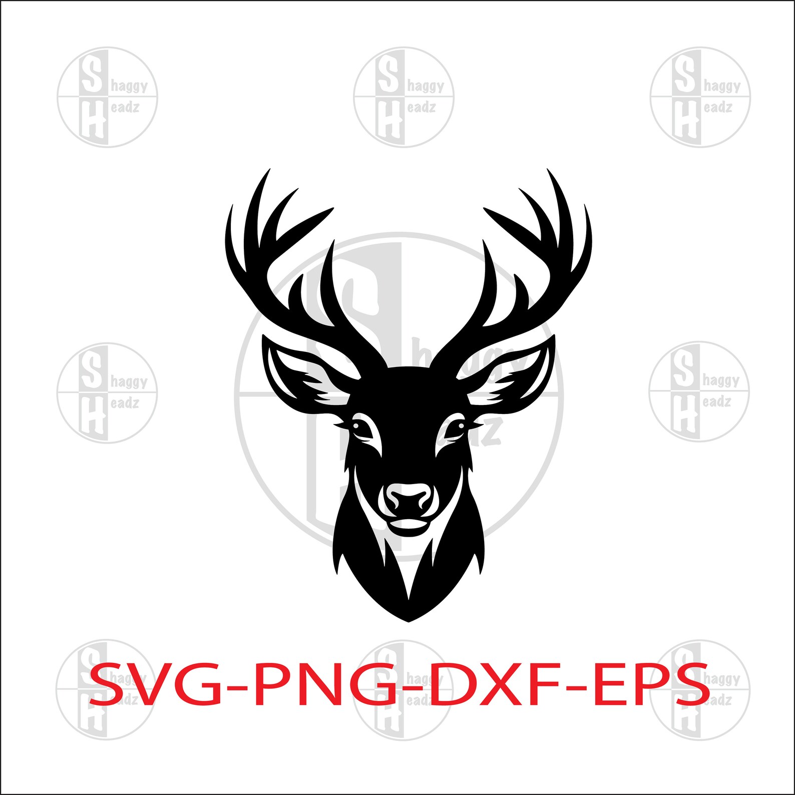 Buck Head Svg Deer Buck Svg Buck Bear Svg Buck Clip Art Buck Vector ...