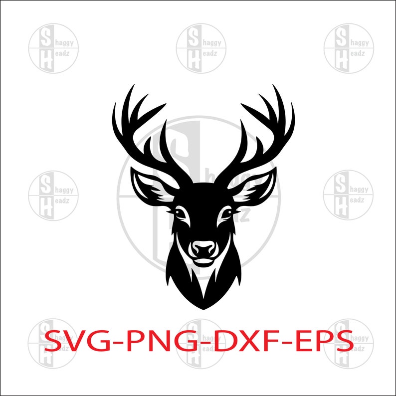 Buck Head Svg | Deer Buck Svg | Buck Bear Svg | Buck Clip Art | Buck Vector | Deer Svg - Etsy