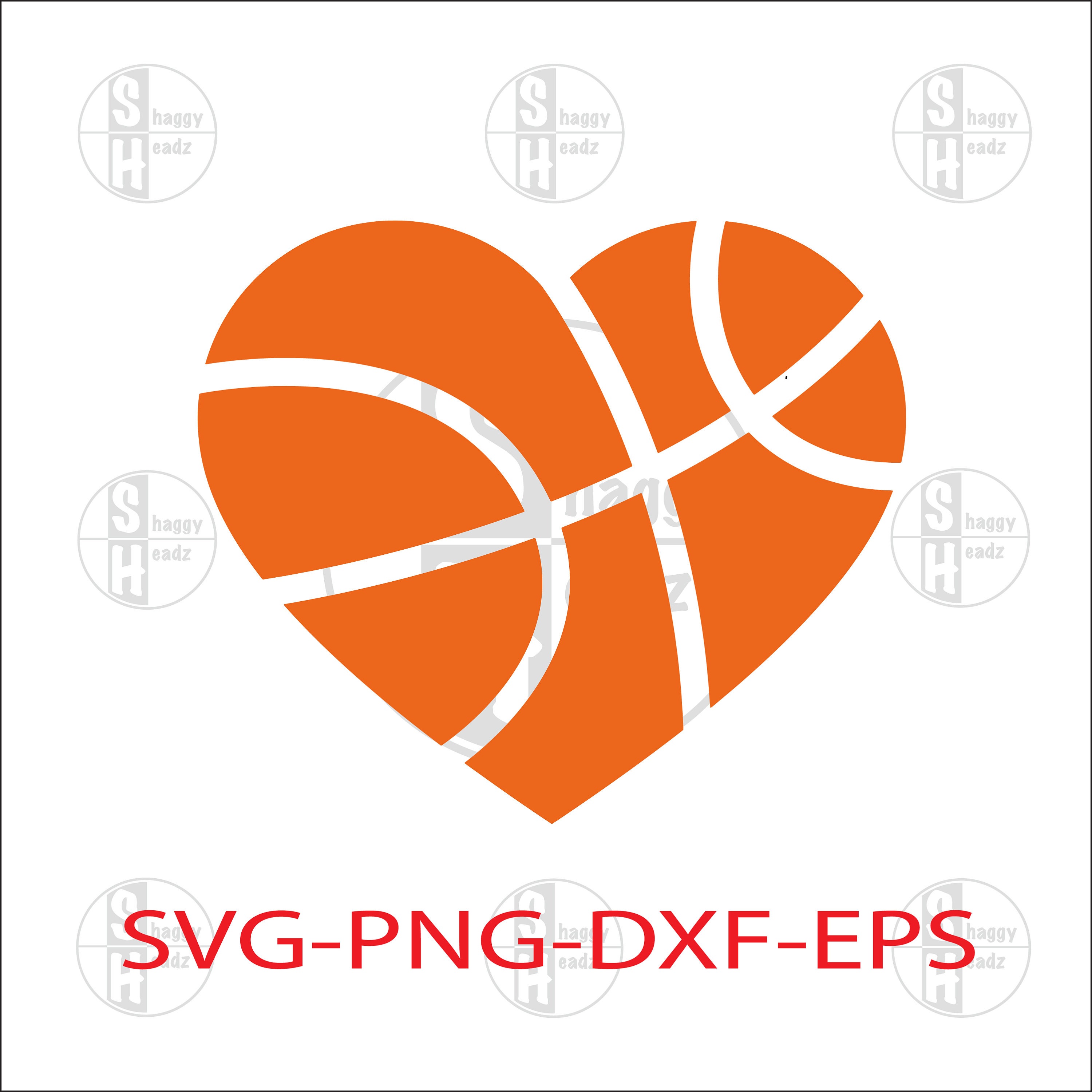 Basketball Love SVG Files Basketball Heart Vector Files Basketball ...