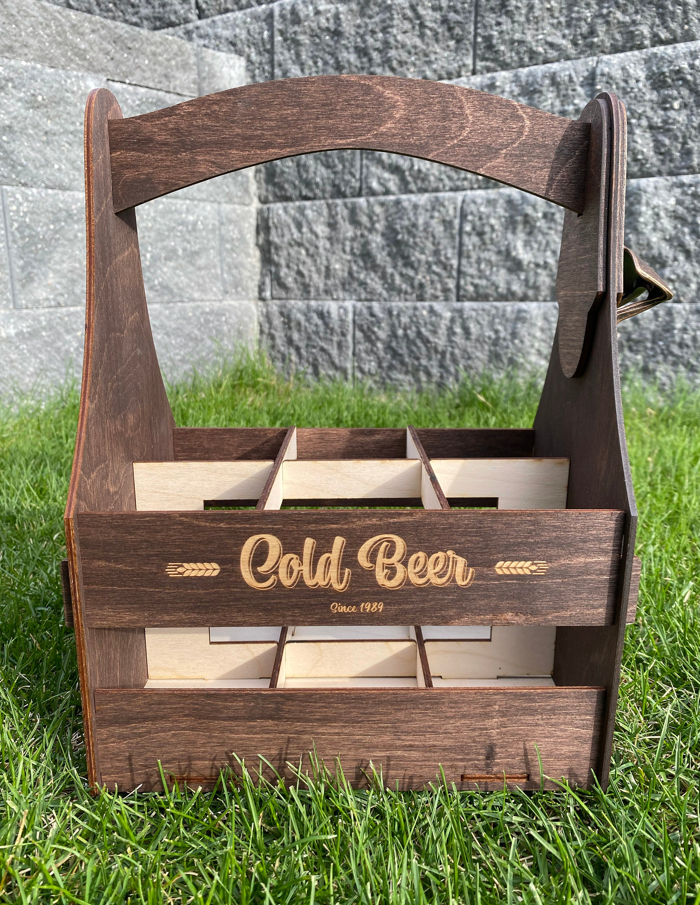 Beer Caddy | 6-pack Beer Carrier| Laser Cut Files | 4mm - Etsy