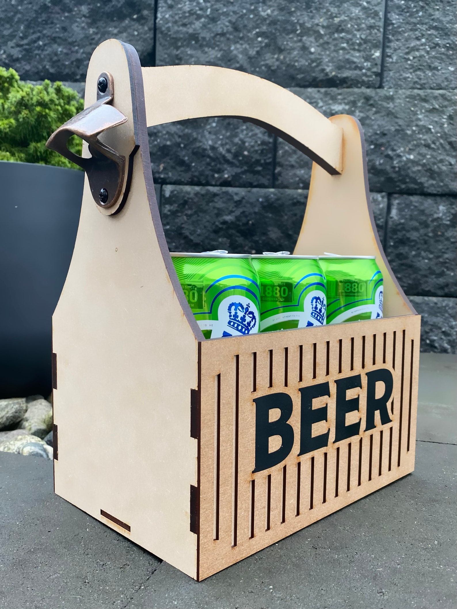 Beer Caddy 6-pack Beer Carrier Laser Cut Files 6 Mm 5mm - Etsy