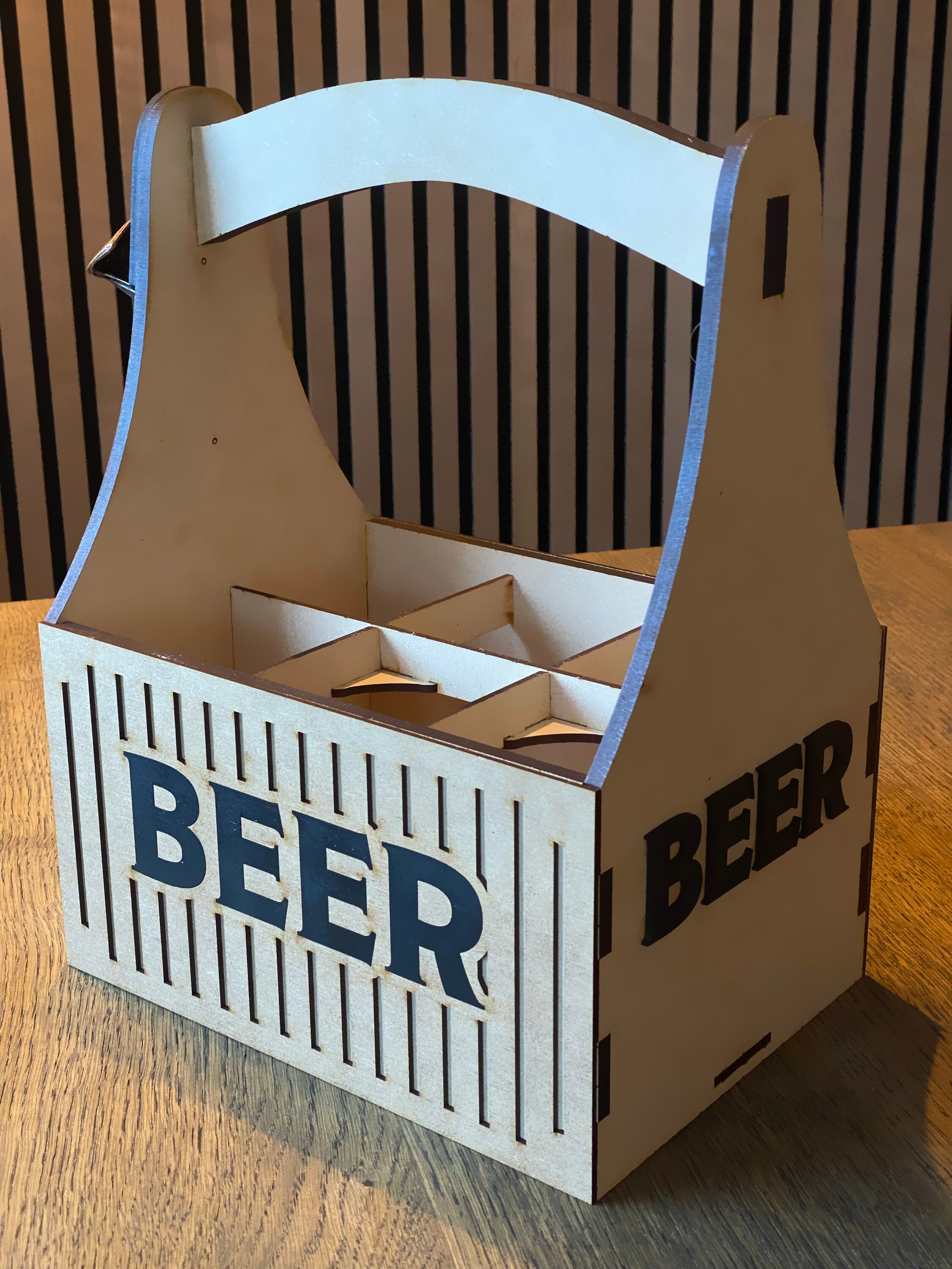 Beer Caddy 6-pack Beer Carrier Laser Cut Files 6 Mm 5mm - Etsy