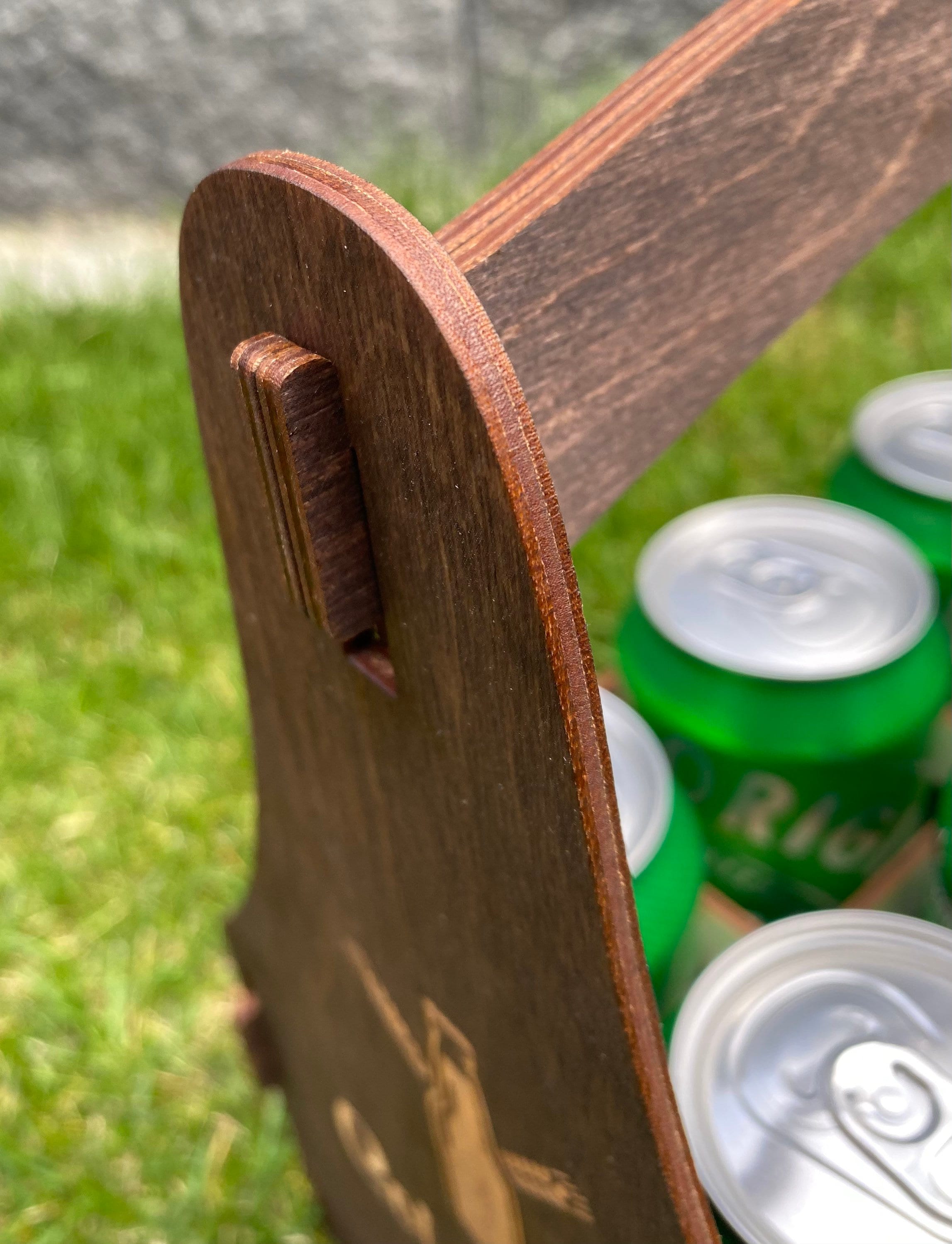 Beer Caddy 6-pack Beer Carrier Laser Cut Files 4mm - Etsy