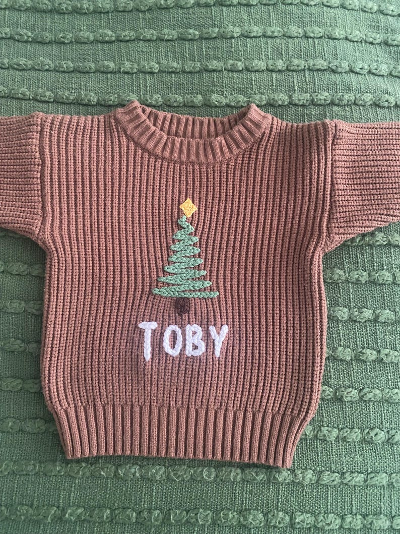Christmas Personalised Jumper - Etsy
