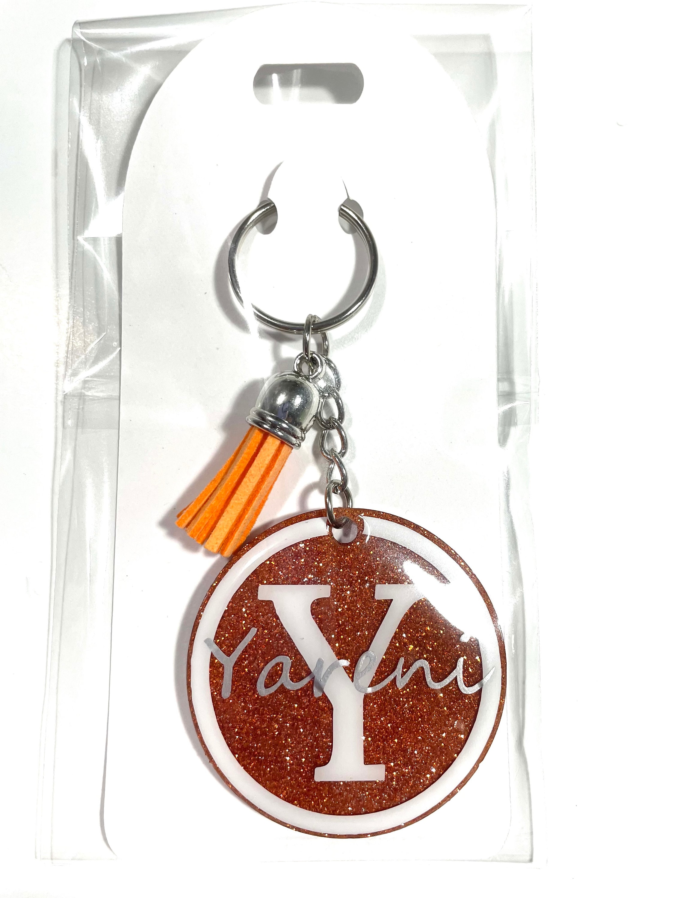 Handcrafted Glitter Sparkle Resin Keychain Personalized Custom - Etsy