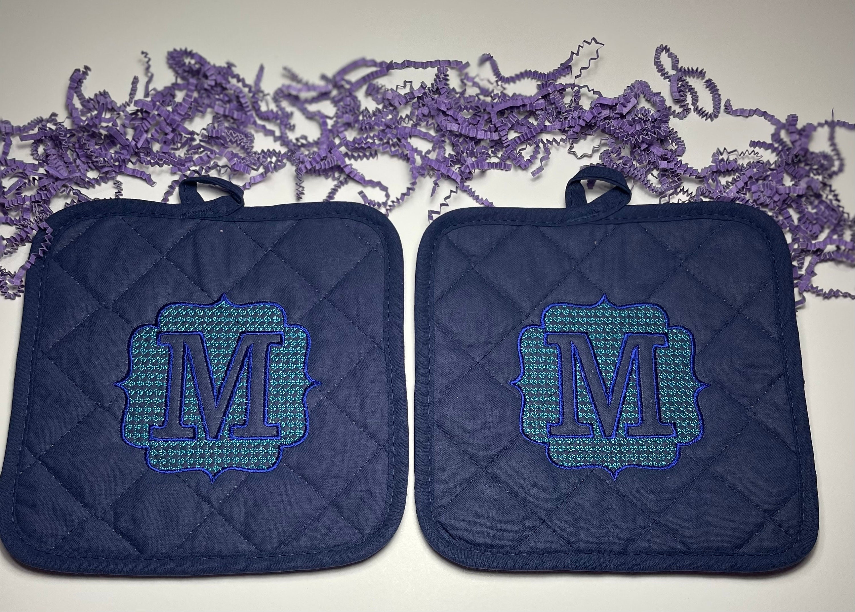 Customizable Embroidered Alphabet Embossed Monogrammed - Etsy