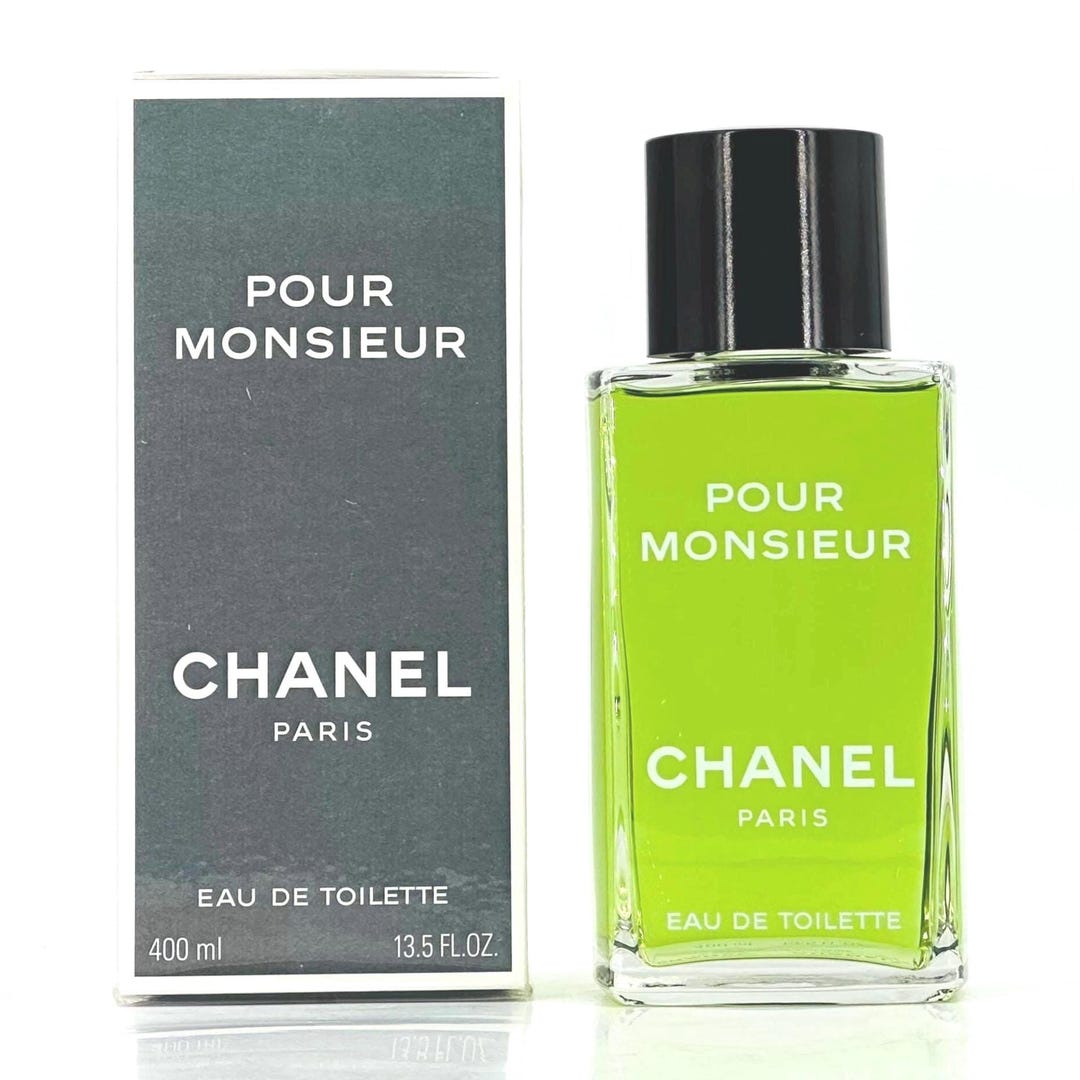 Chanel - Pour Monsieur - Eau De Toilette 400ml Splash Homme - Rare ...