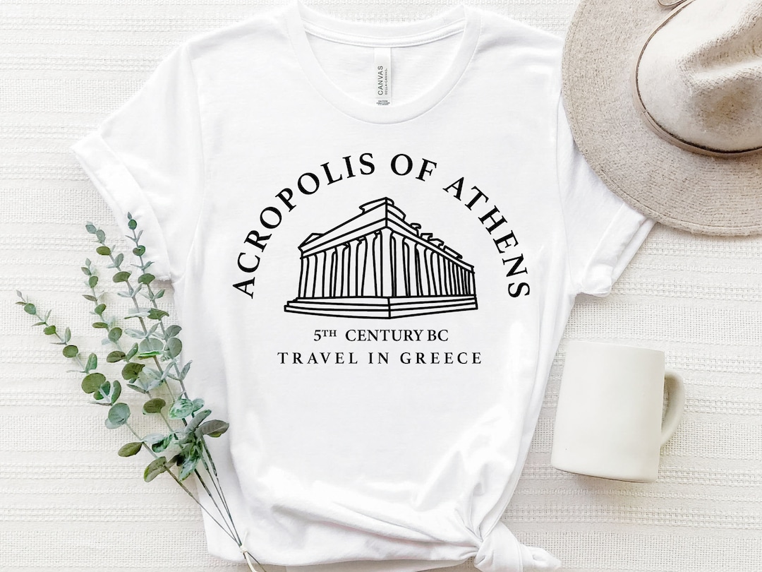 Acropolis of Athens Shirt, Trip to Greece, Greece Travel Shirt, Gift ...