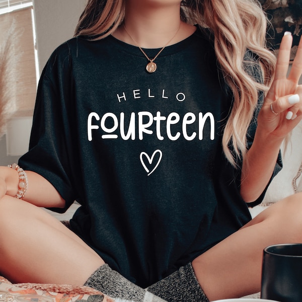 14th Birthday Shirt - Etsy