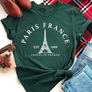 Paris France Shirt, Travel to France Shirt, Eiffel Tower Shirt, Gift ...