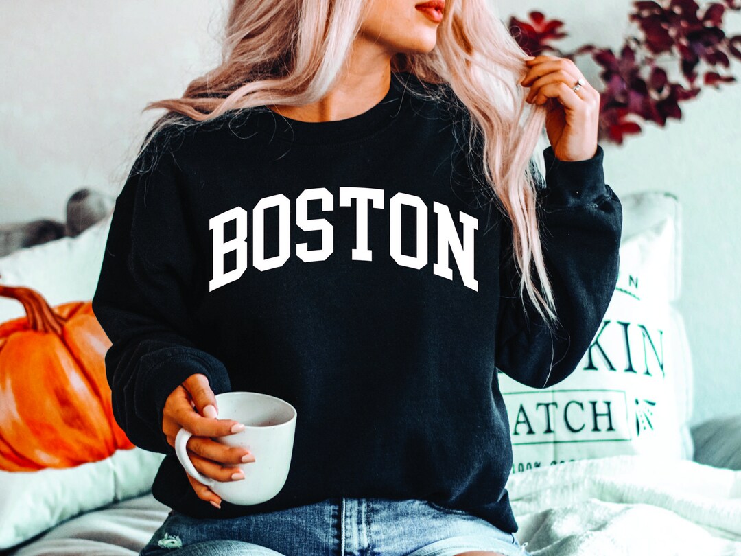 Boston Shirt, Boston Sweatshirt, Boston State Shirt, Massachusetts ...