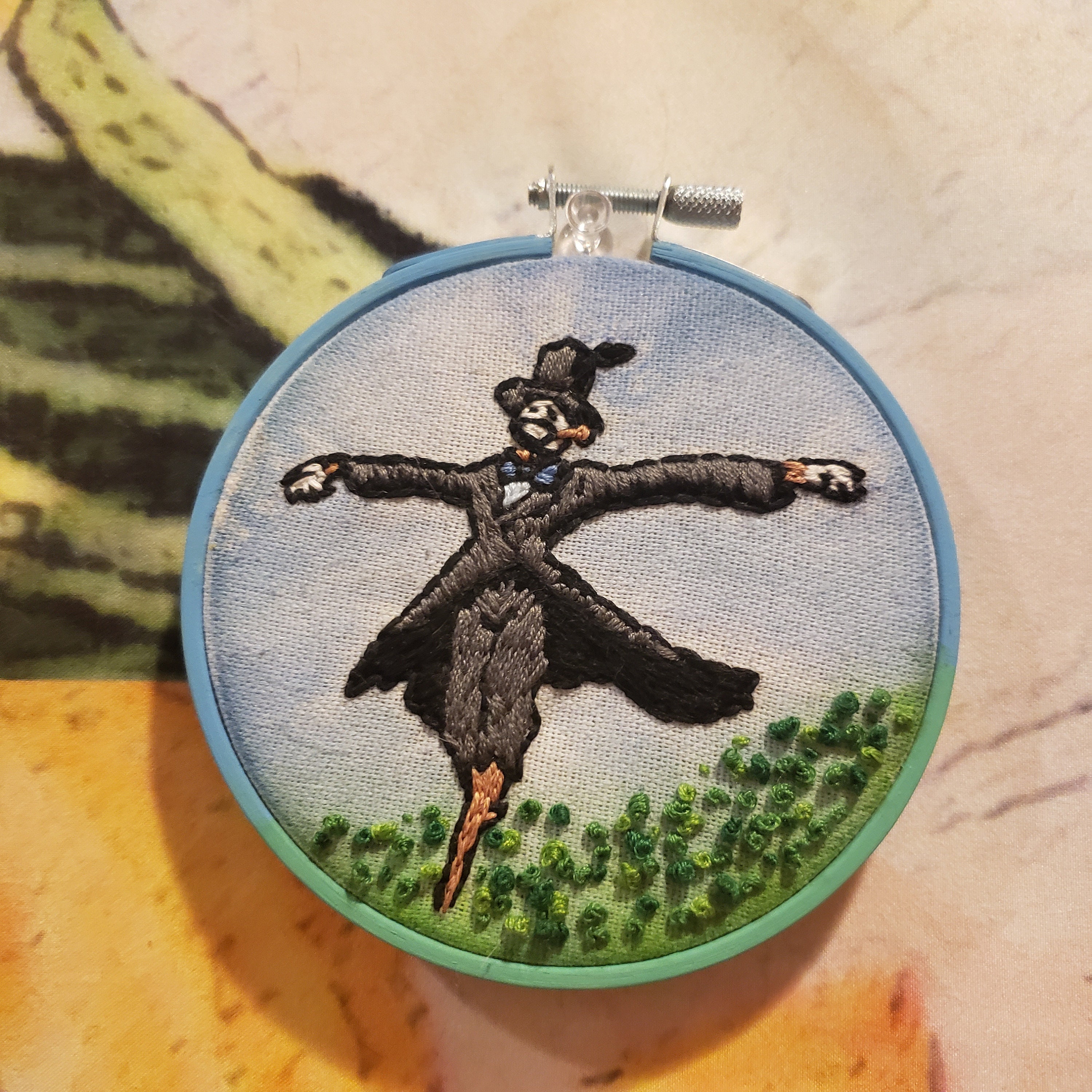 Howl's Moving Castle Anime Wall Art Handmade Embroidery Weeb Decoration ...