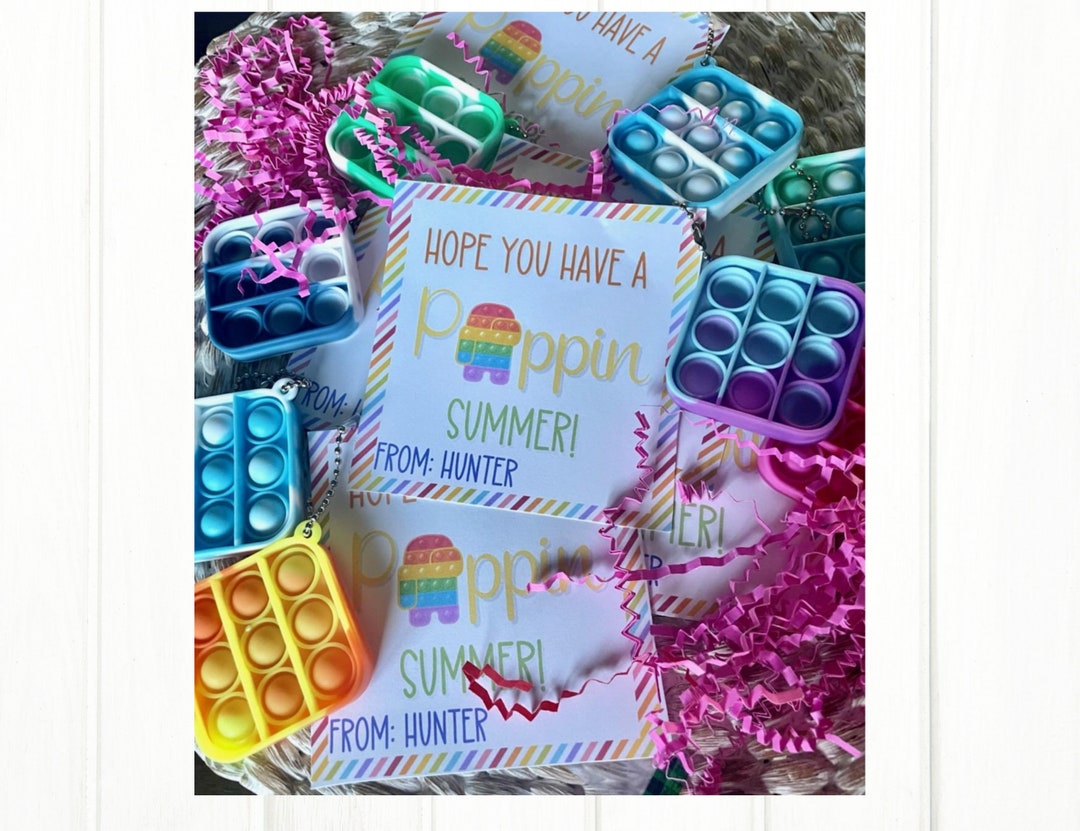 EDITABLE Have a Poppin Summer Tag | End of Year Tag | Last Day of ...