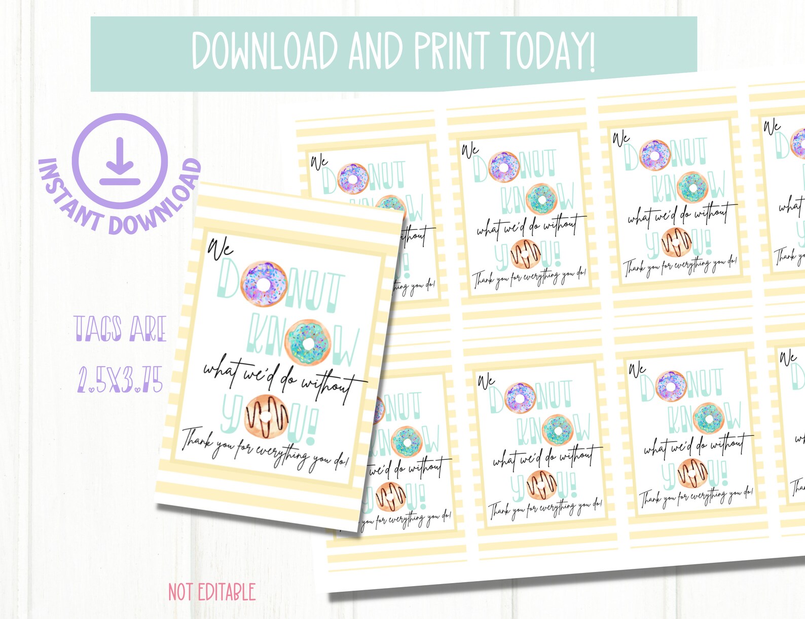 Thank You for Being a Star, Employee Appreciation, Teacher Appreciation ...