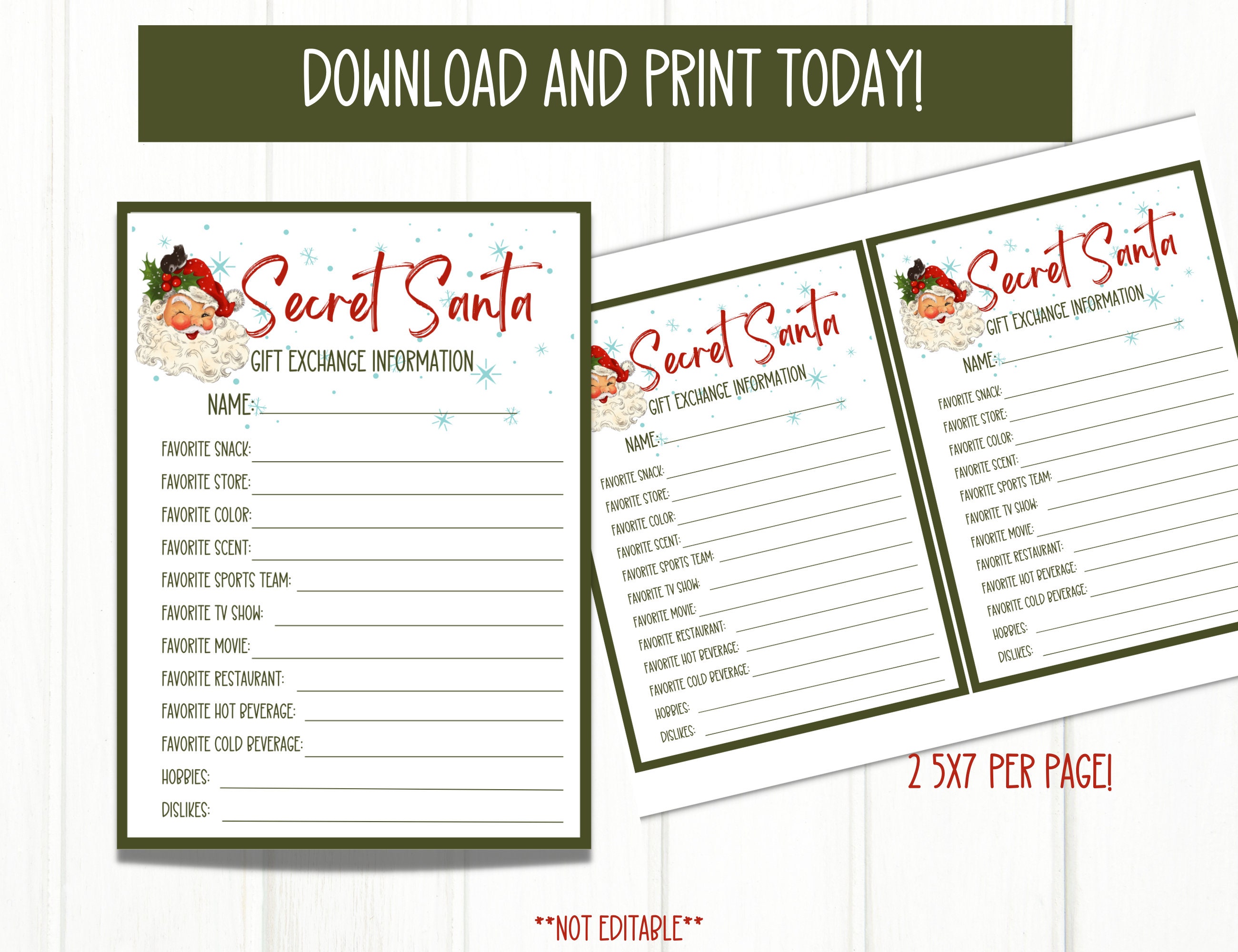 Secret Santa Gift Exchange, Office Secret Santa, White Elephant Gift ...