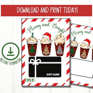 Have a Cup of Cheer Gift Card Holder, Coffee Gift Card Holder, Co ...
