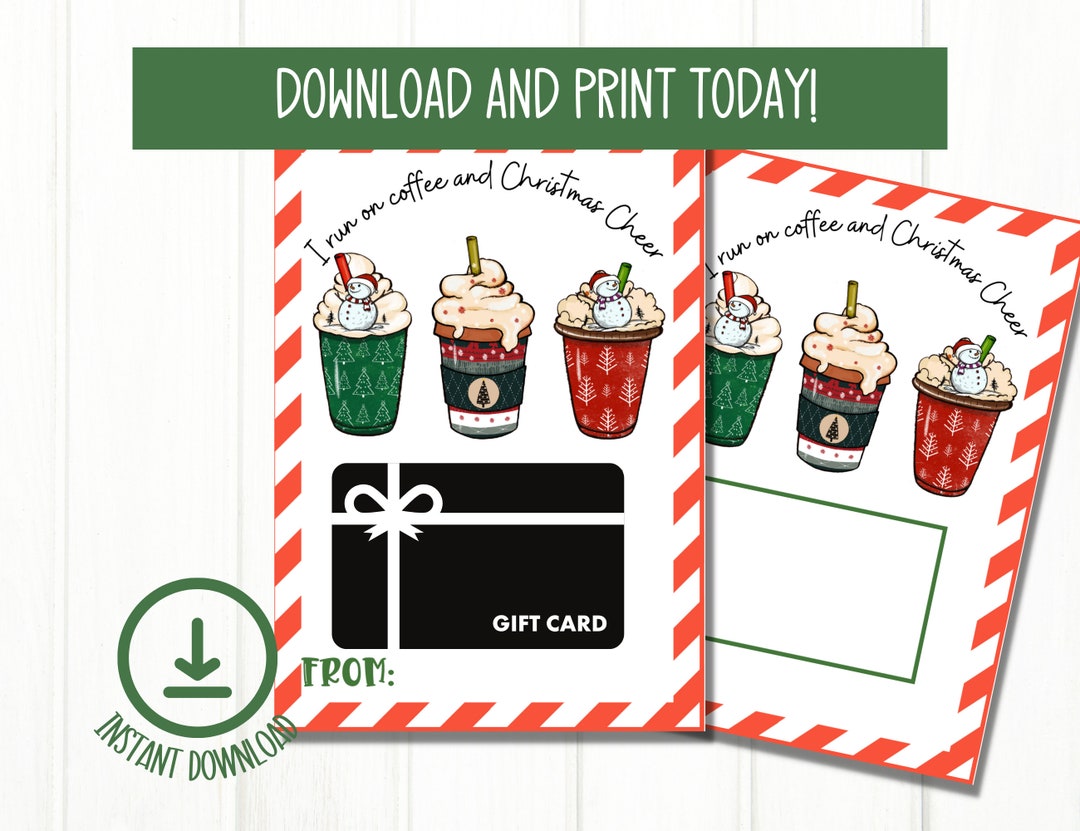 Have a Cup of Cheer Gift Card Holder, Coffee Gift Card Holder, Co ...