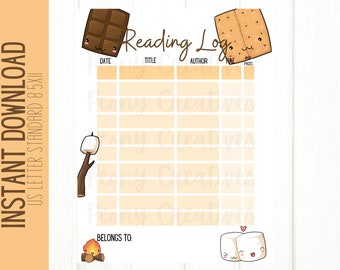 Rainbow Reading Log Kids Reading Log Reading Printables - Etsy
