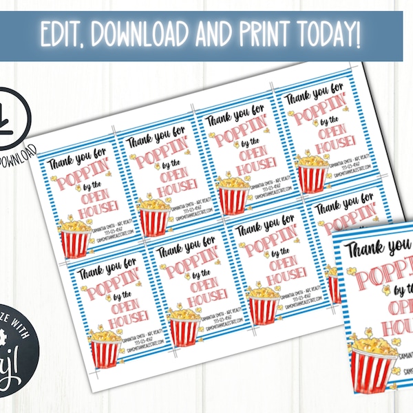 Thanks for Popping By - Etsy