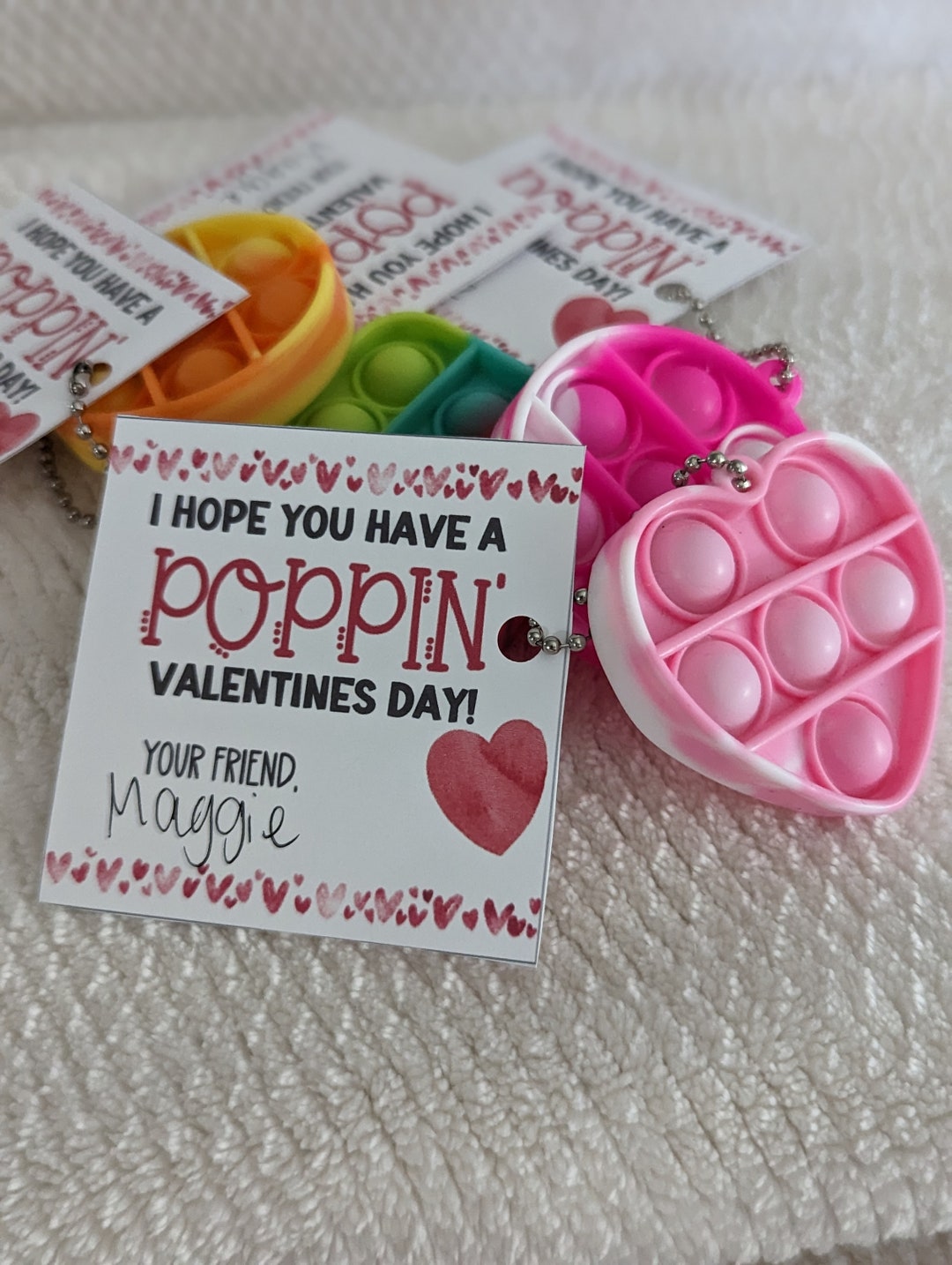 Hope Your Valentine's Day is Poppin', Pop It Valentine's Day, Classroom ...