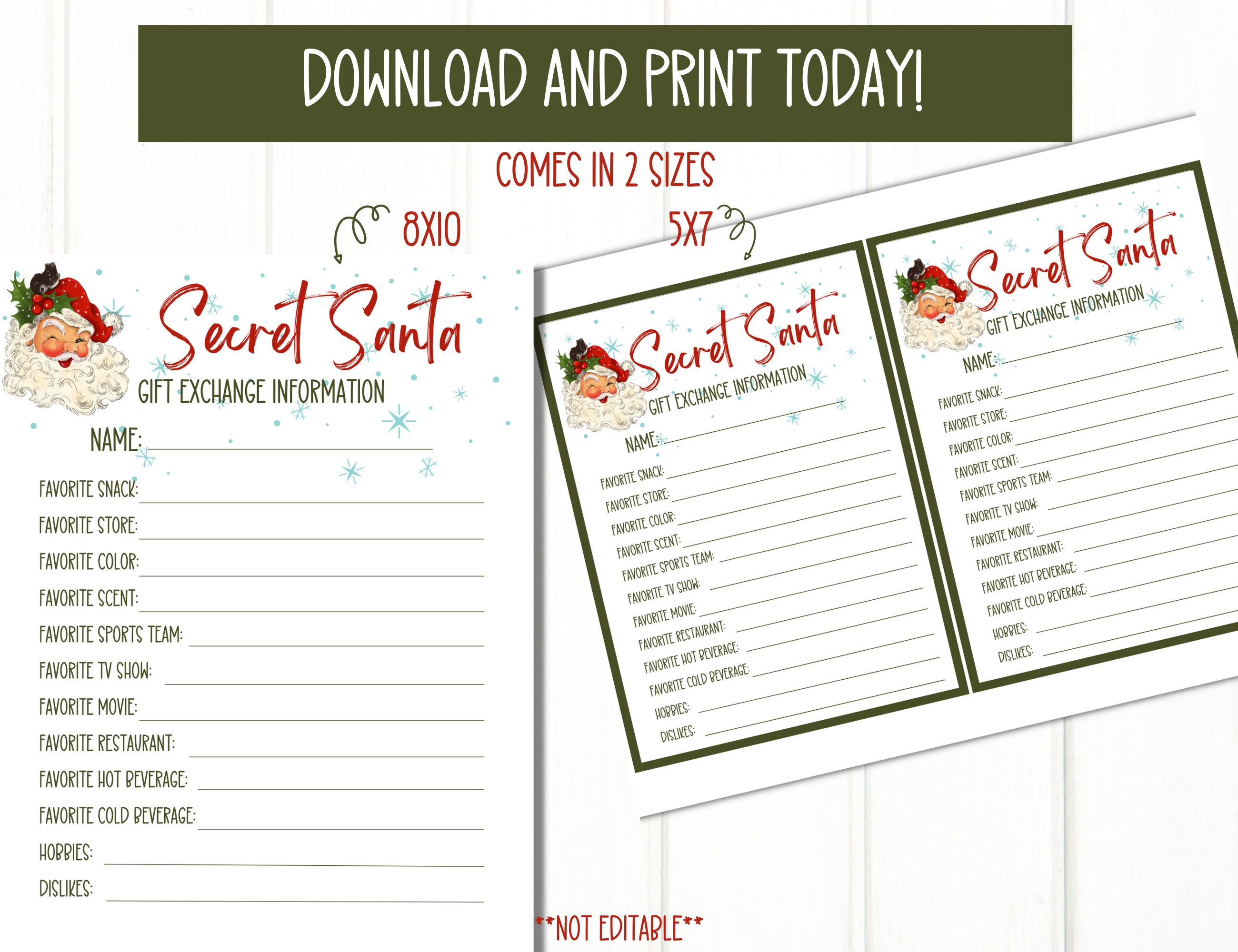 Secret Santa Gift Exchange, Office Secret Santa, White Elephant Gift ...