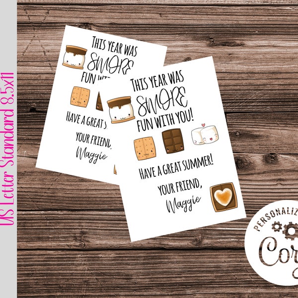 Smores Tag - Etsy