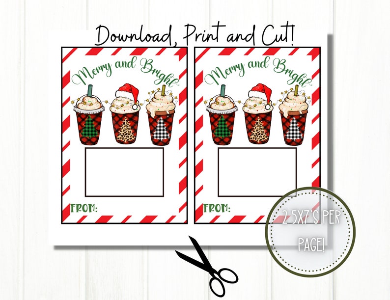 Have a Cup of Cheer Gift Card Holder, Coffee Gift Card Holder, Co ...