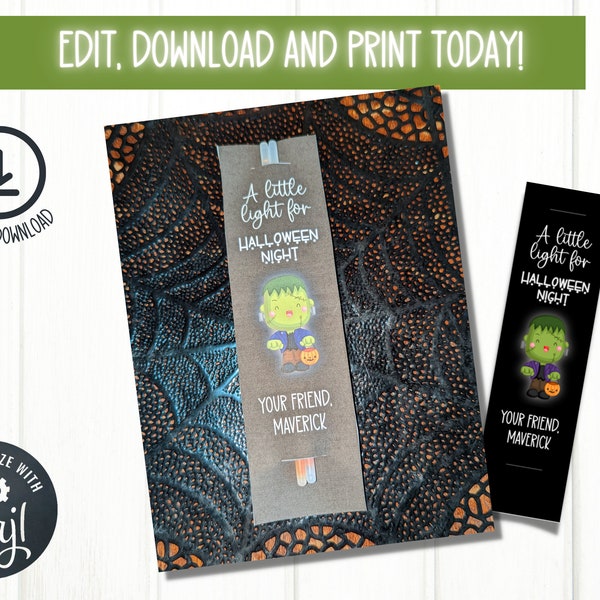 Halloween Glow Stick Holder - Etsy