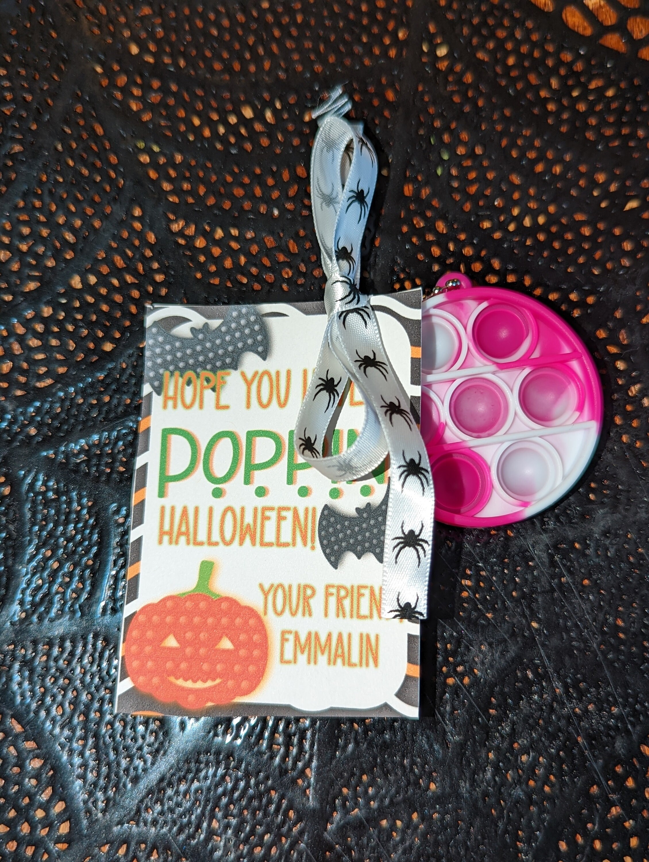 Editable Halloween Pop It Tag, Halloween Favor Tag, Halloween Party ...
