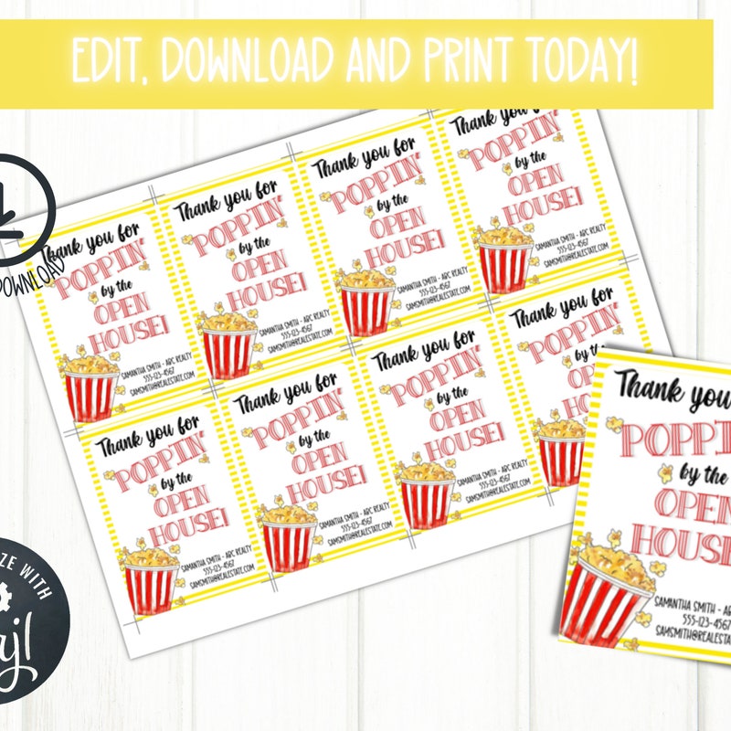 Thanks for Popping - Etsy