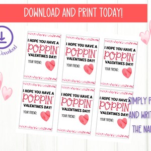 Hope Your Valentine's Day is Poppin', Pop It Valentine's Day, Classroom ...