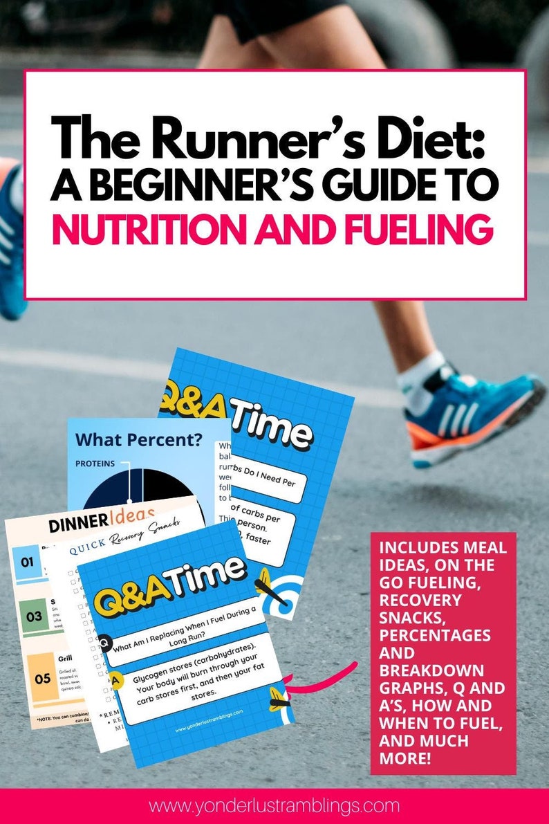 The Runners Diet: A Beginner's Guide to Nutrition and Fueling - Etsy
