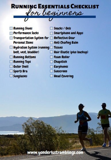 Running Essentials Checklist for Beginners - Etsy