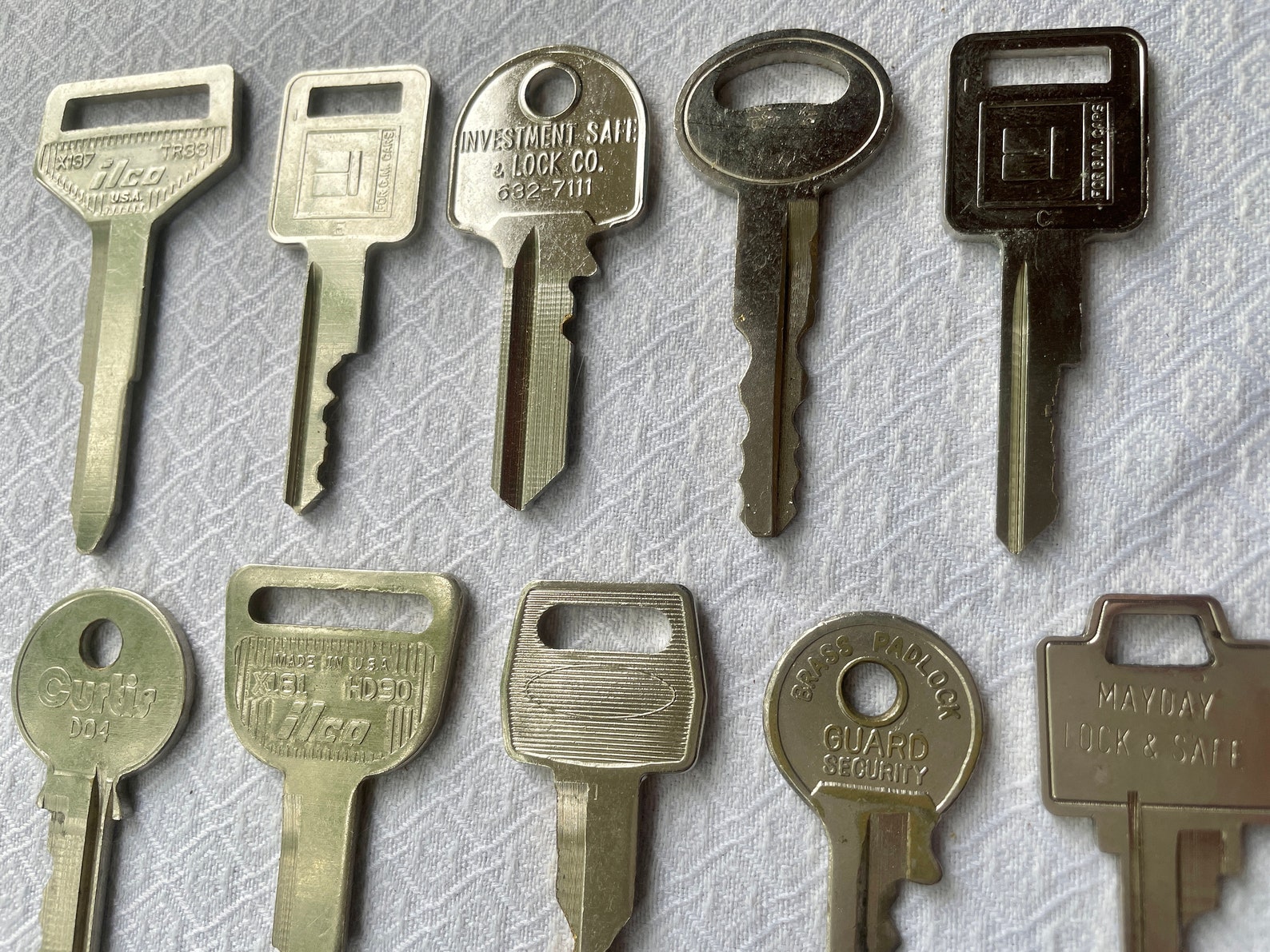 Assorted Vintage Keys - Brass and Steel - Steampunk, Steelpunk ...