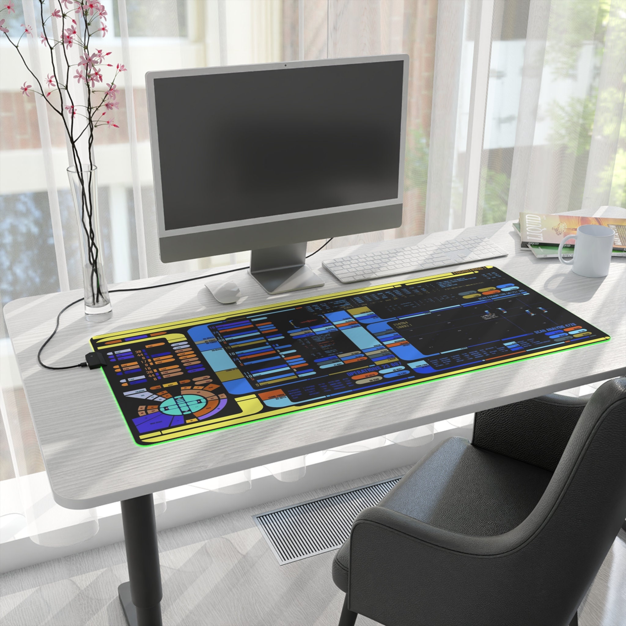 Scifi LED Console Gaming Mouse Pad - Etsy
