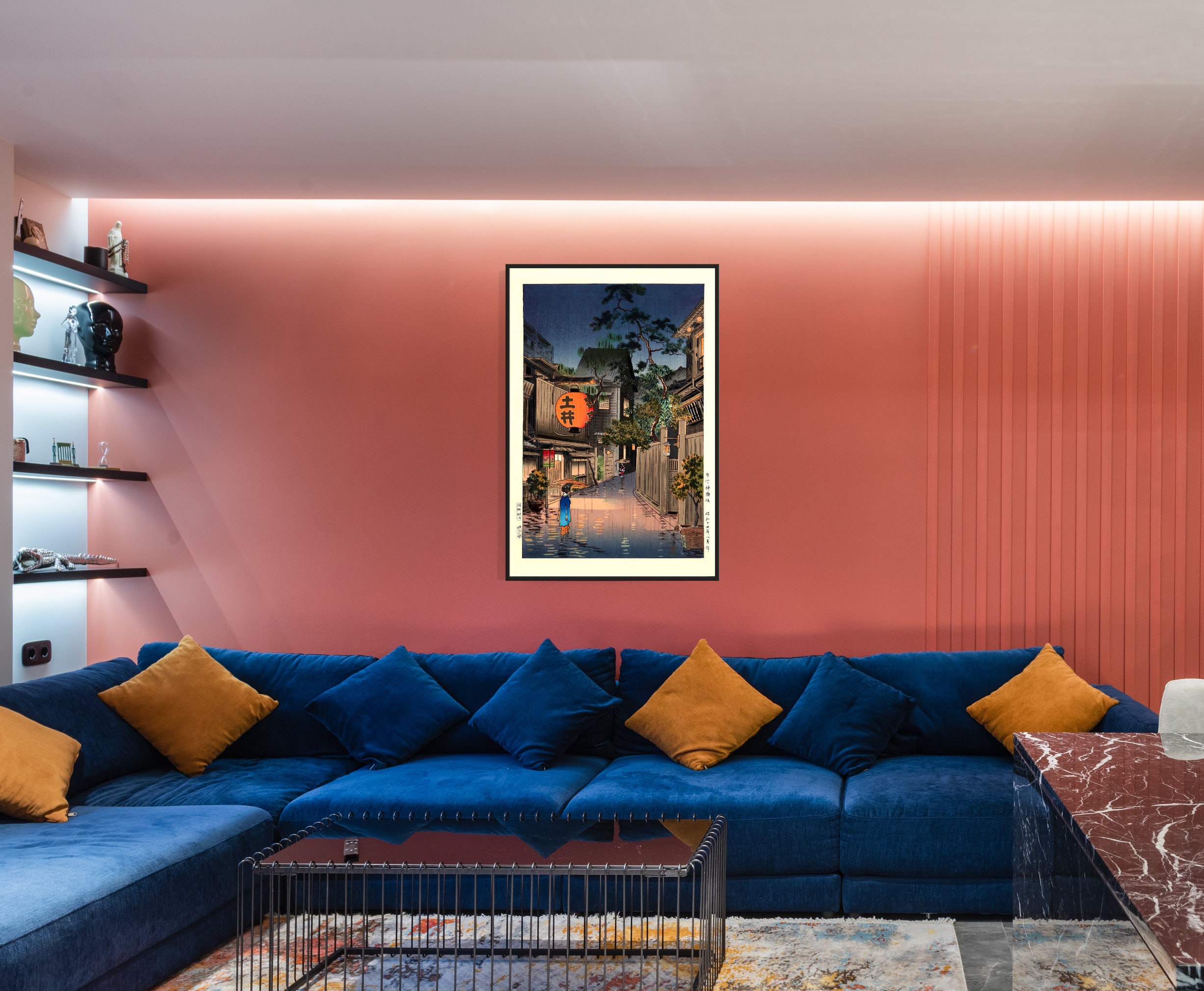 Japanese Art, Tsuchiya Koitsu Evening at Ushigome Reproduction ...