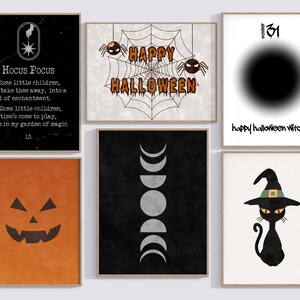 Halloween Art Mega Bundle Set of 21 Prints Halloween Gallery - Etsy