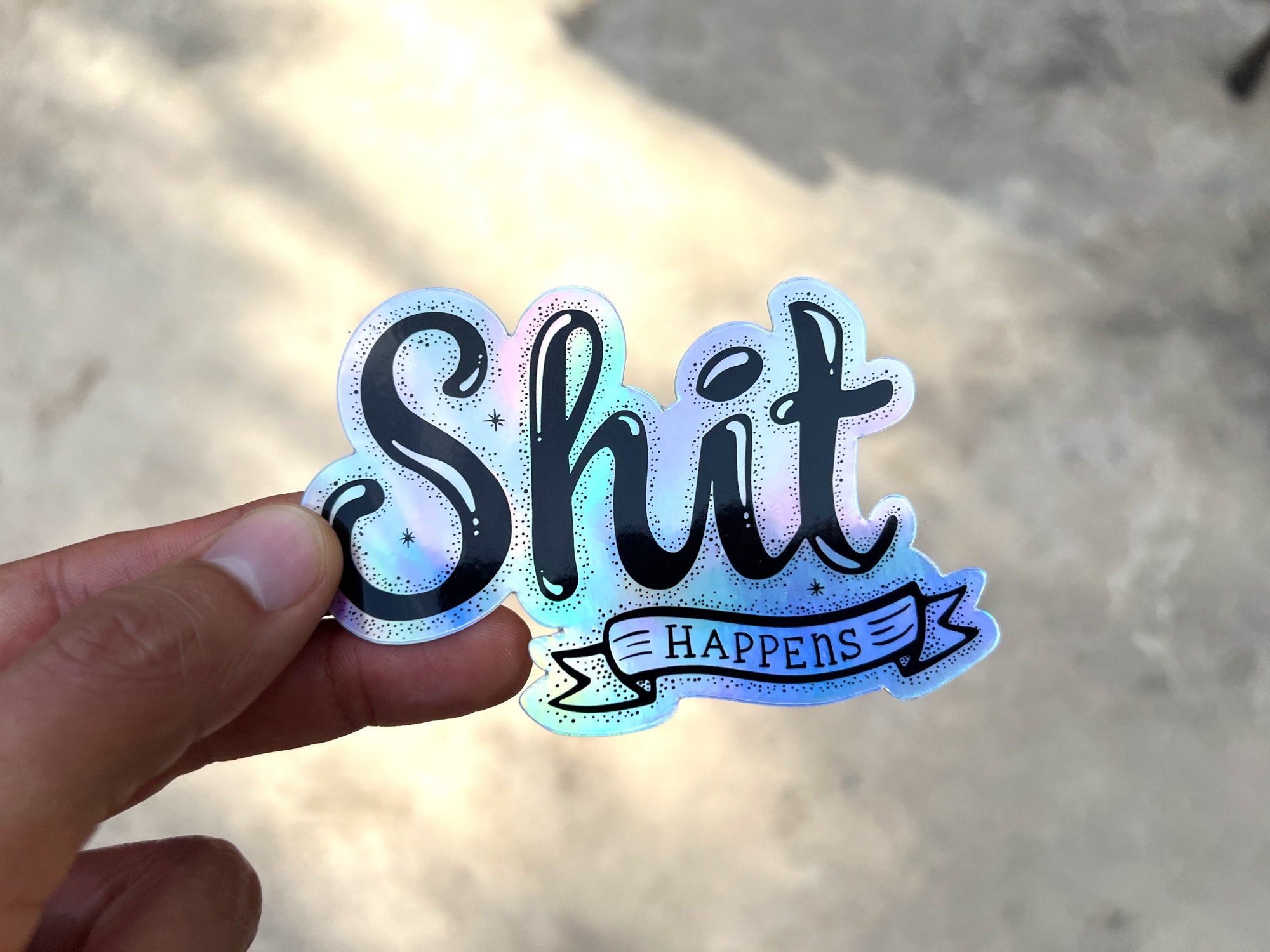 Shit Happens Bumper Sticker