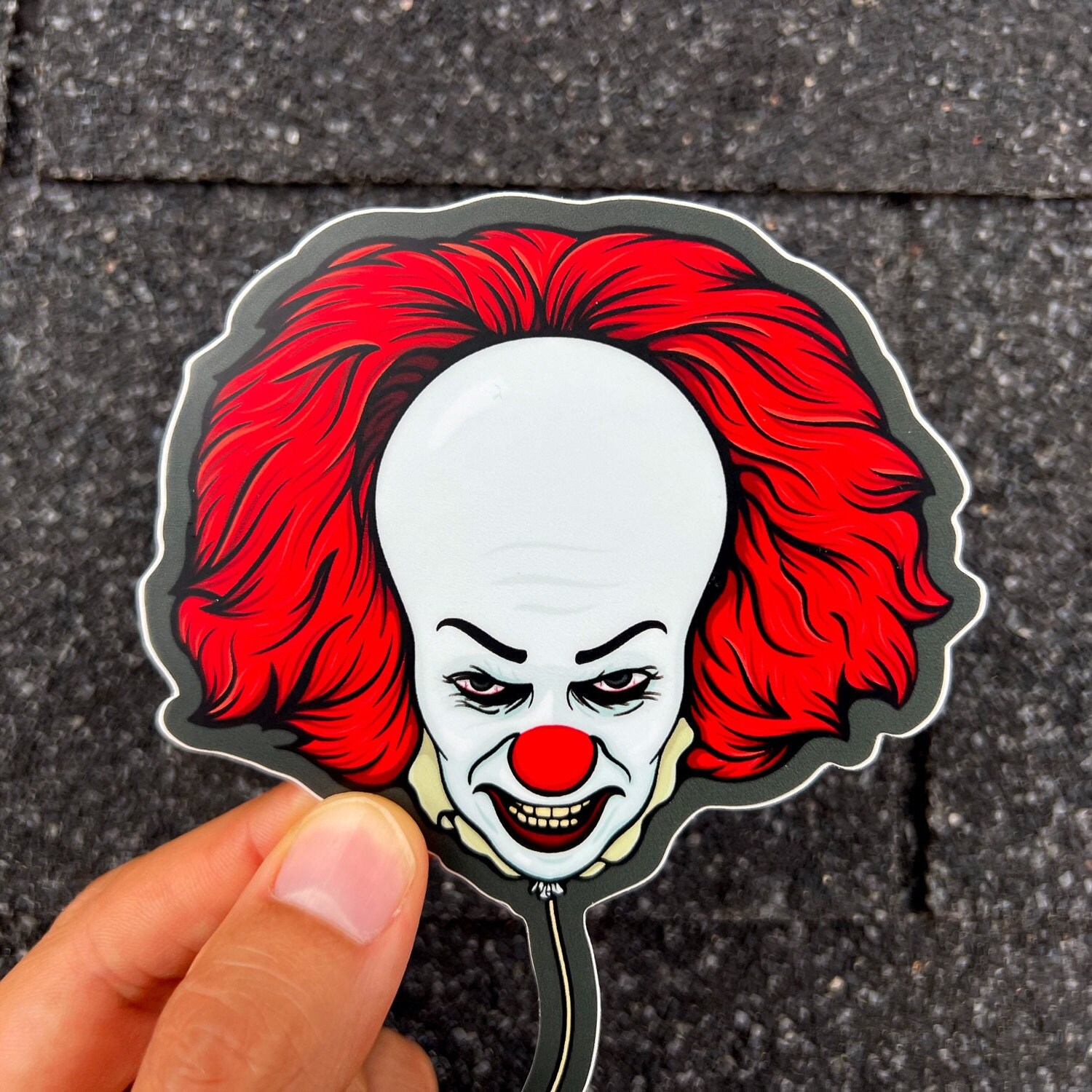 Pennywise, 90's Vintage Horror, Vinyl Sticker - Etsy