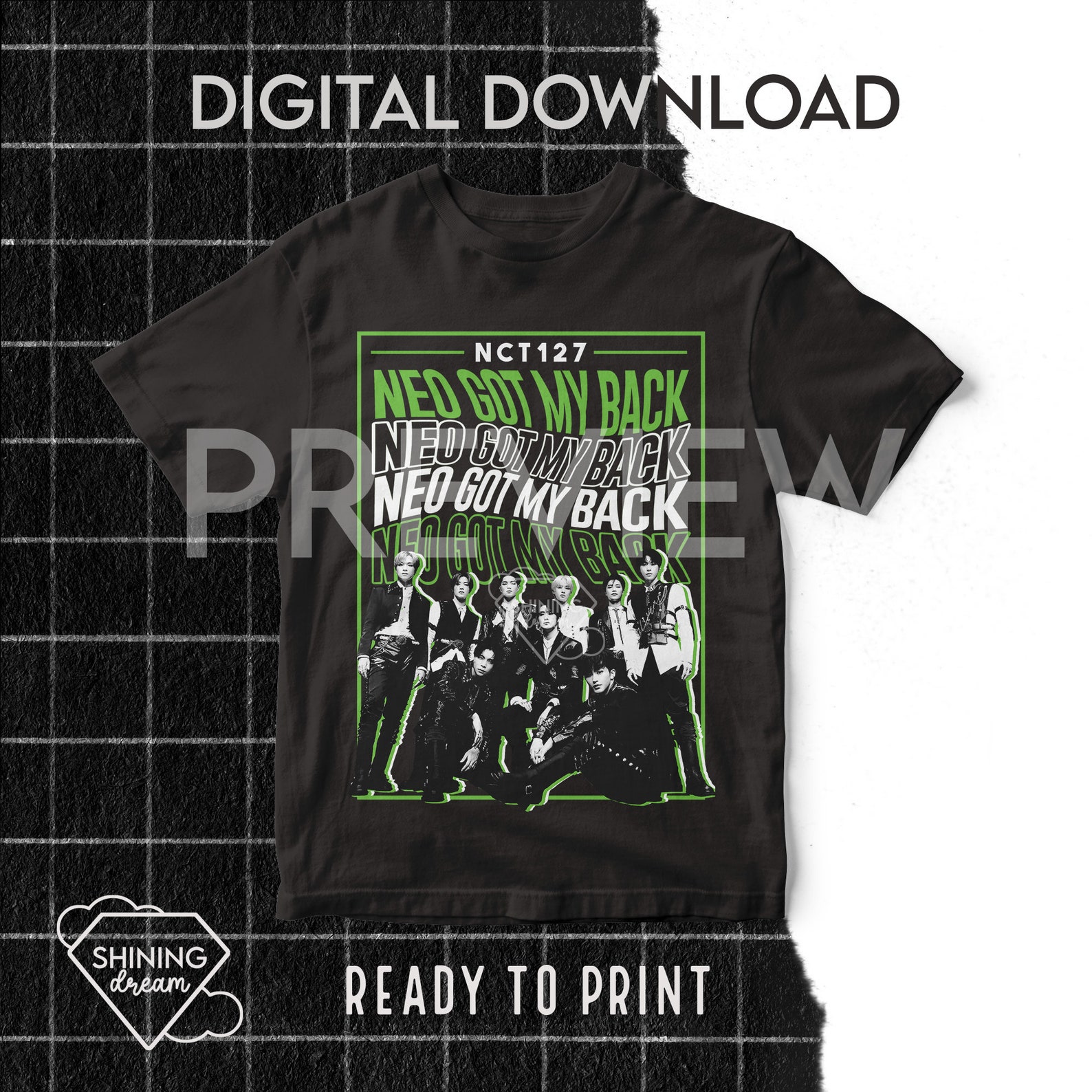 Neo Got My Back Nct 127 / T Shirt Design digital Download - Etsy