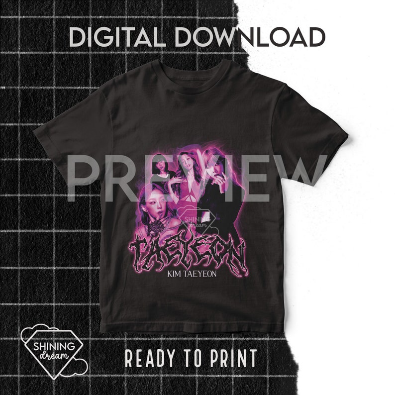 Taeyeon special Edition / T Shirt Design digital Download - Etsy